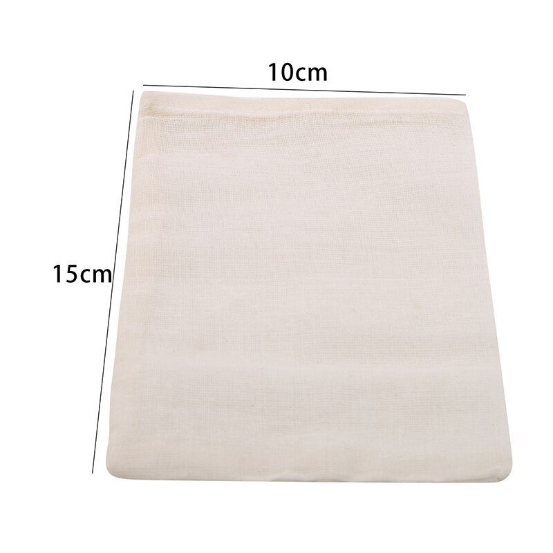 10Pcs Mesh Soup Bag Cotton Linen Reusable Food Fil... – Grandado