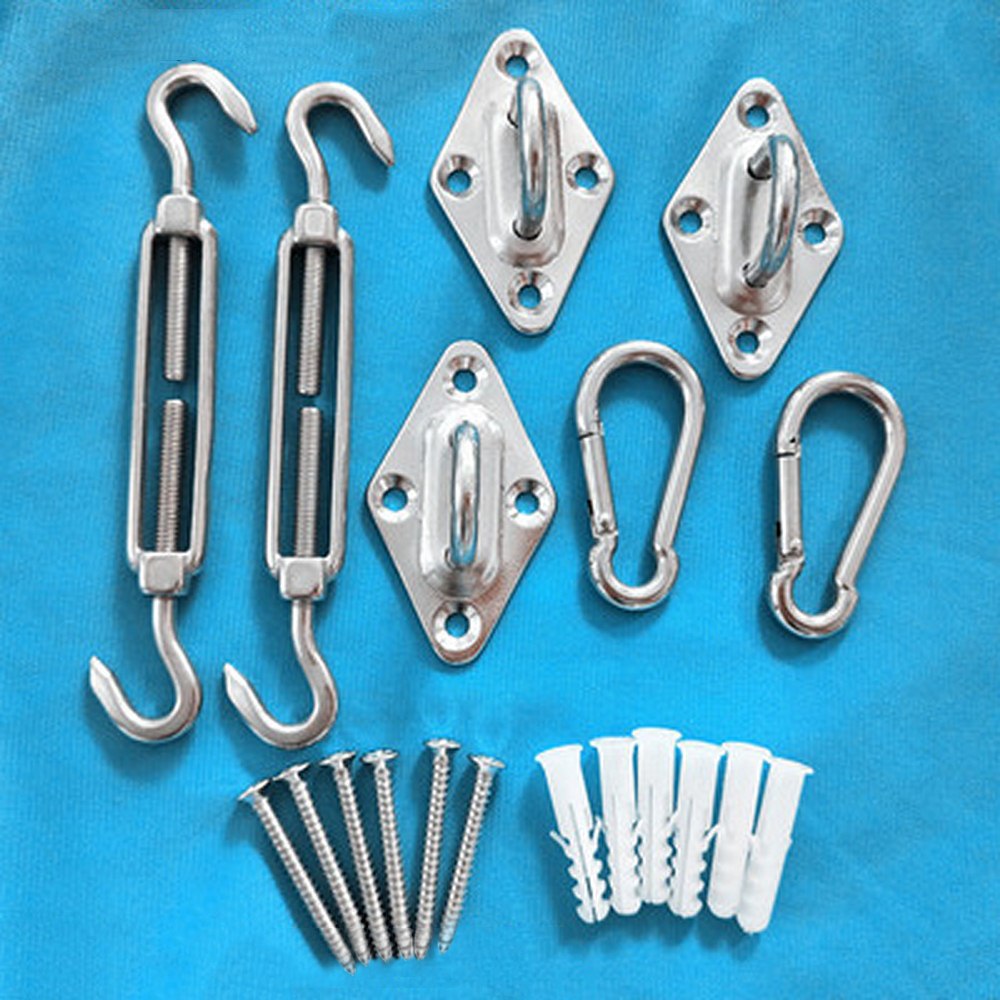 Stainless Steel Sun Sail Shade Shade Sail Canopy F... – Grandado