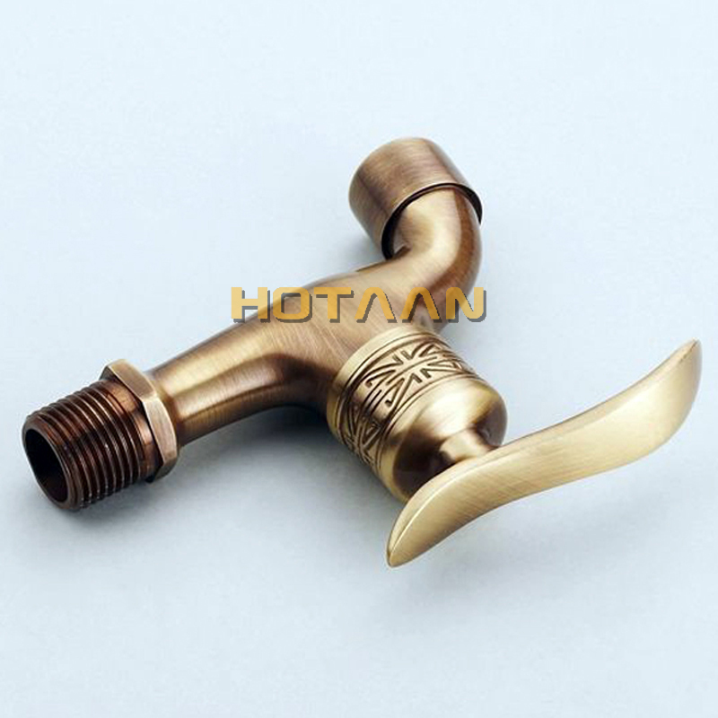 Bibcock faucet tap crane Antique Brass Finish Bath... – Grandado