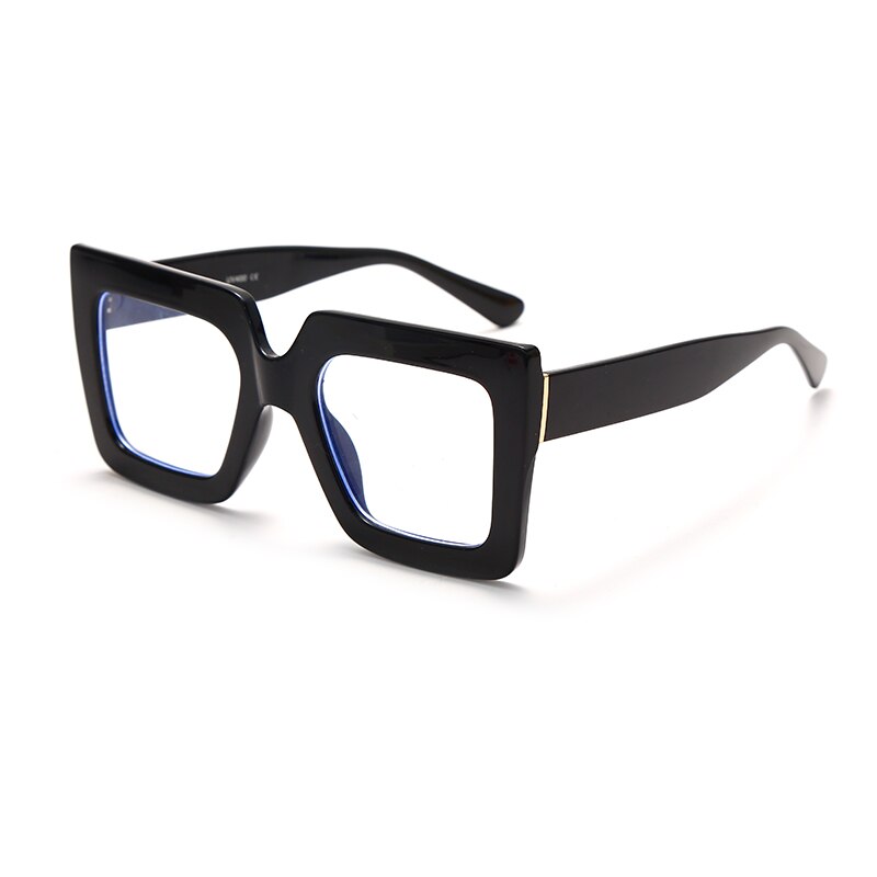 Vintage Oversize Square Glasses Women Men Big Fram... – Vicedeal