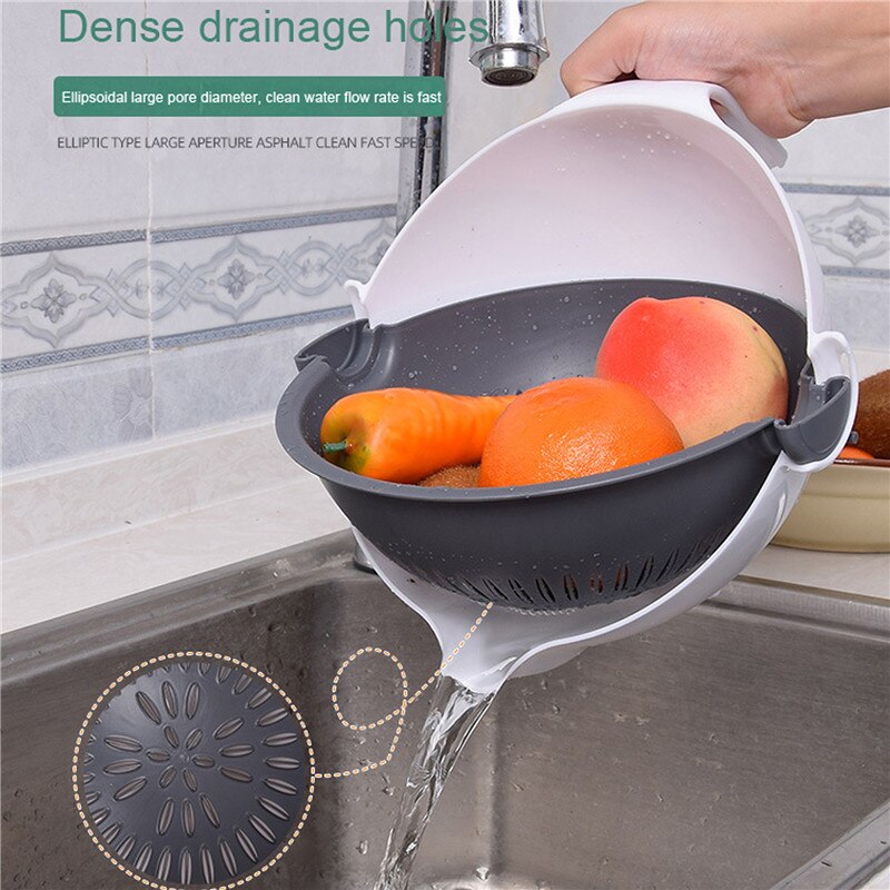 Multifunctional Grater Automatic Rotating Drain Ba... – Grandado