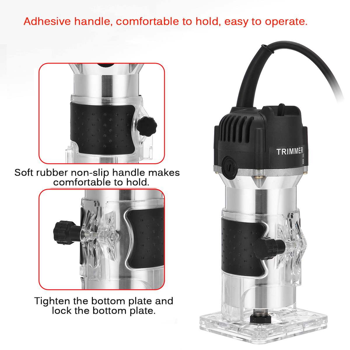 800W 3000Rpm Wood Electric Trimmer 110V/220V Wood ... – Grandado