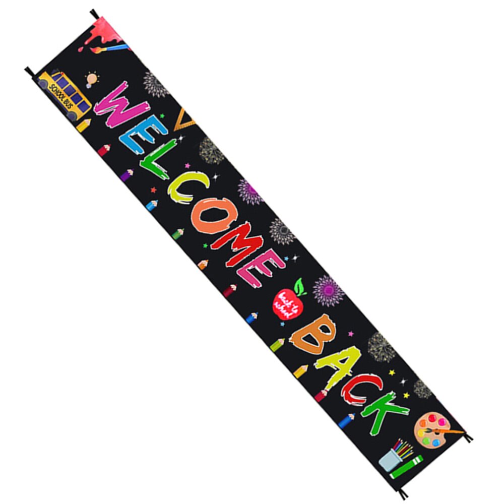 1 Pc Welcome Back To School Backdrop Classroom Sce... – Grandado