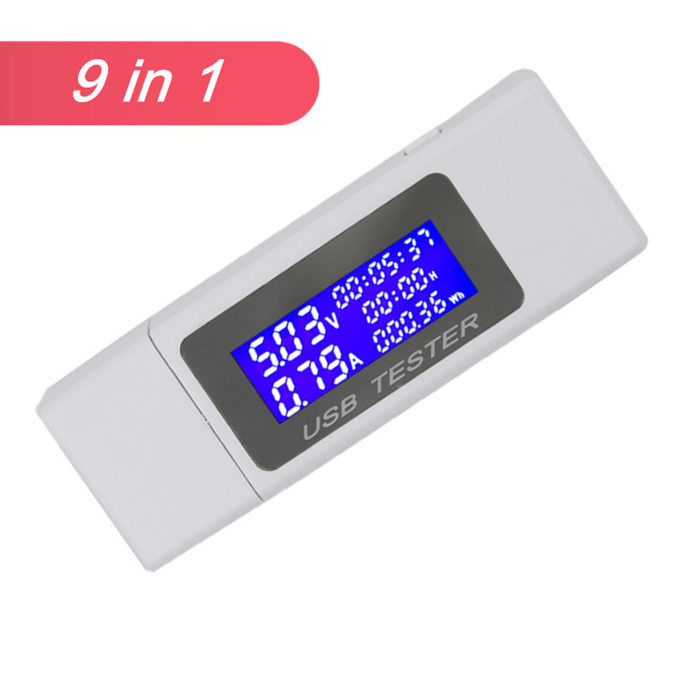 8 IN 1 Voltmeter Usb Tester Voltage indicator Ener... – Vicedeal