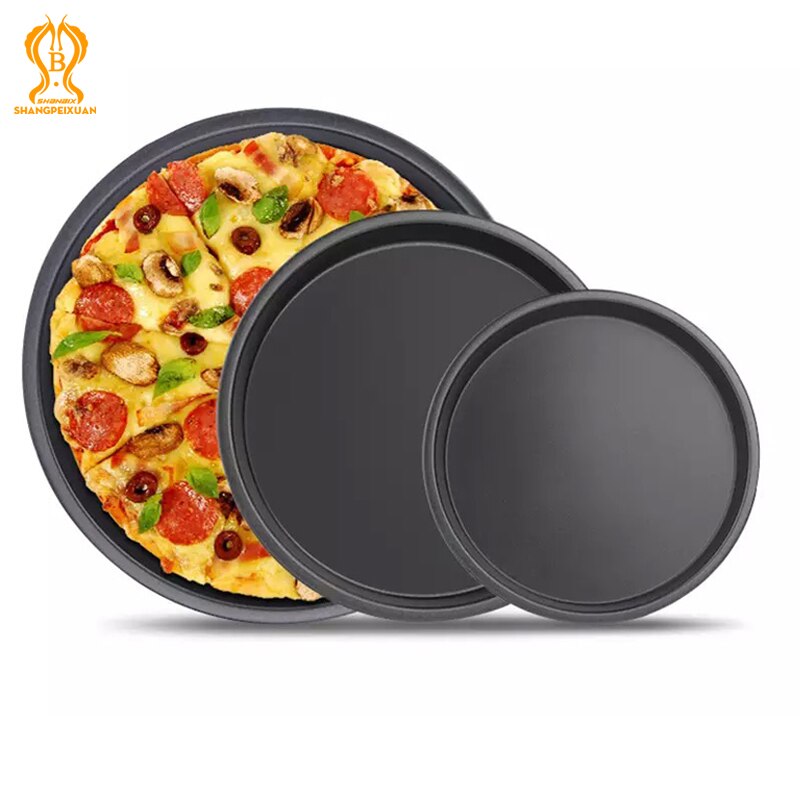 SHANGPEIXUAN 6/7/8/9/10/11/12 inch Pizza Pan Alumi... – Vicedeal