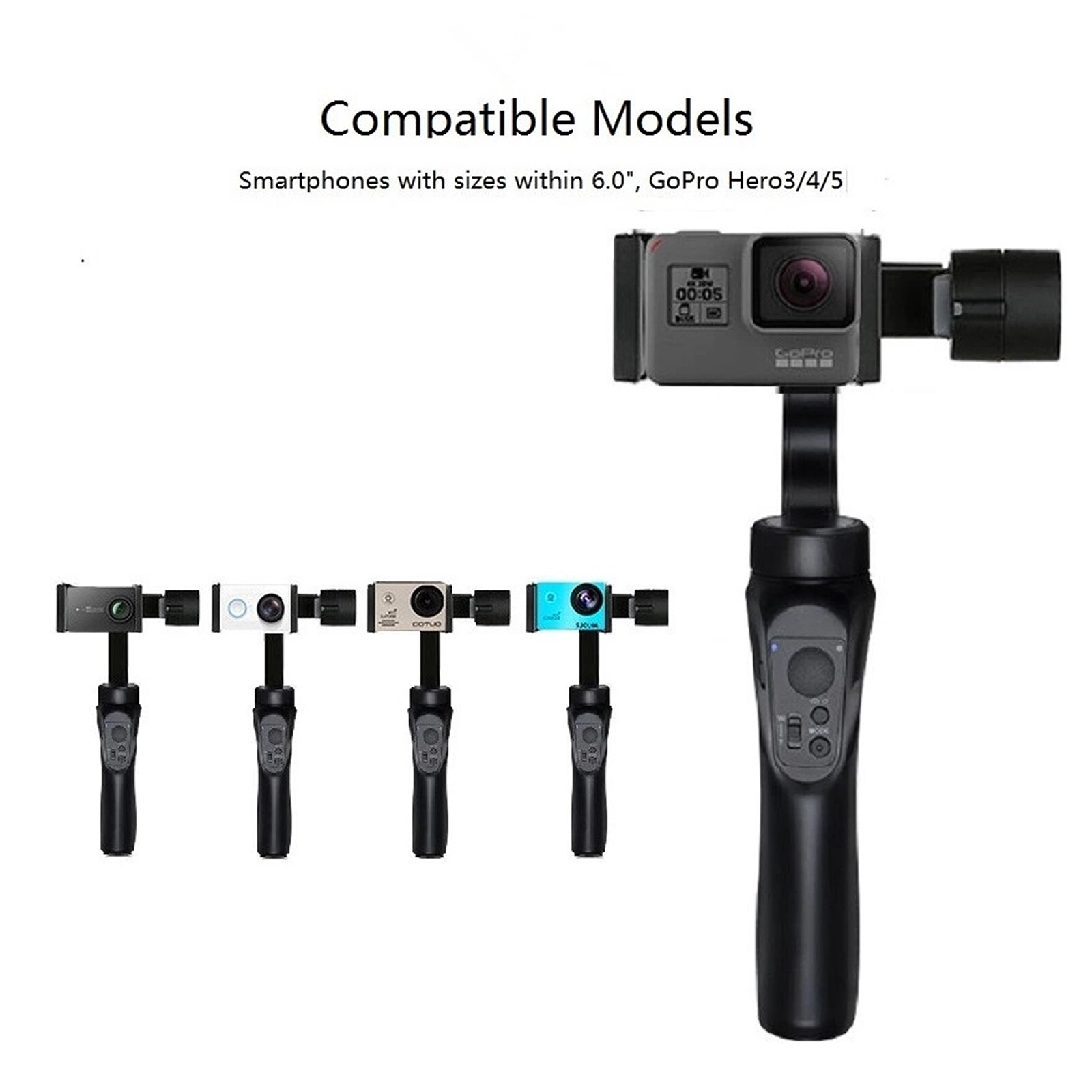 Gimbal 3 Axis USB Charging Video Record Support AP... – Grandado