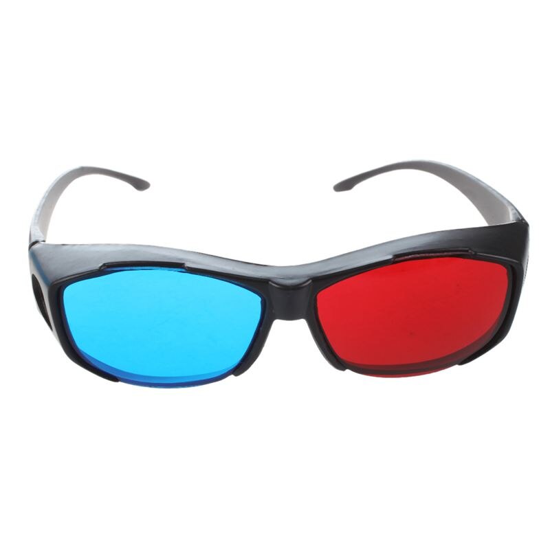 Red-blue / Cyan Anaglyph Simple Style 3d Glasses 3... – Grandado