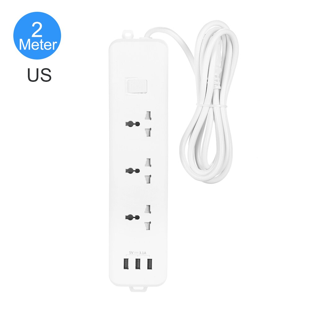 Wall Mounted USB Power Strip Surge Protector with ... – Grandado