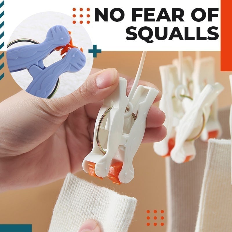 Multi-head Clothespin Windproof Retractable Hanger... – Grandado