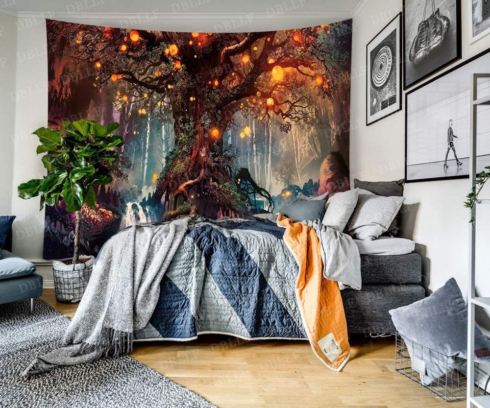 Hompon Fantasy Plant Magische Bos Tapestry Fantasy... – Vicedeal