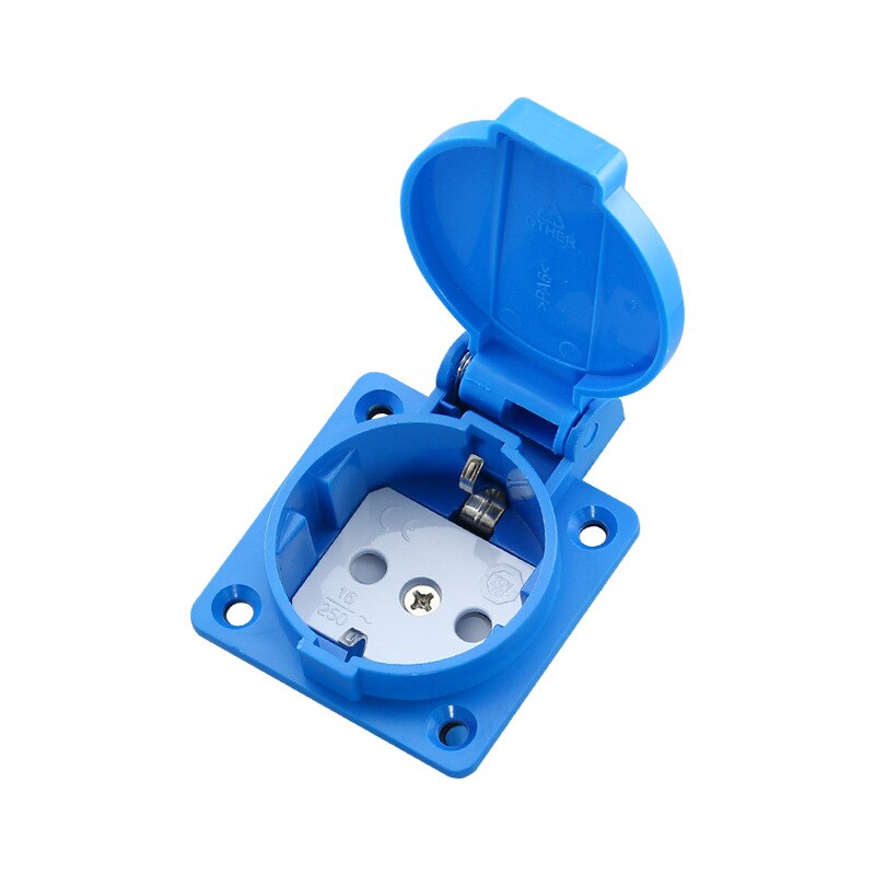 IP44 German waterproof socket 16A250V European dus... – Grandado