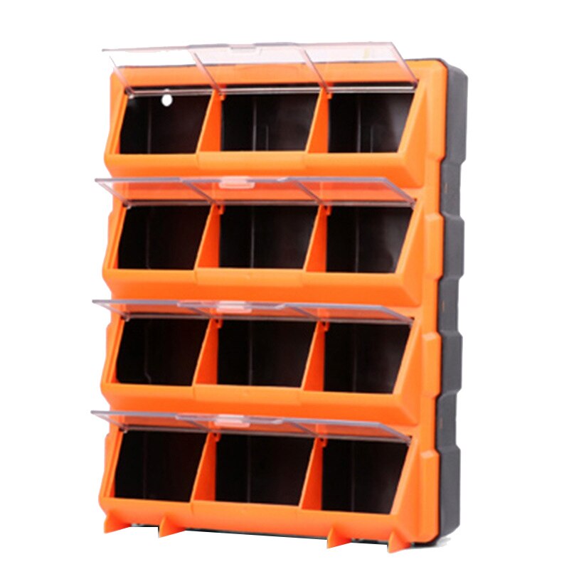 12 Bins Storage Tool Case Plastic Parts Storage Ha... – Grandado
