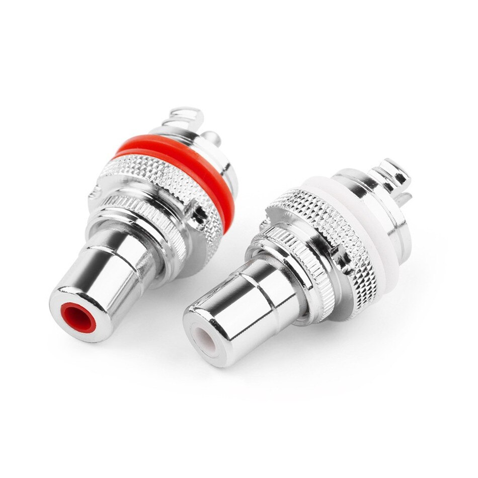 Rca Connector Female Jack Bright/Koper/Domme/Rhodi... – Vicedeal