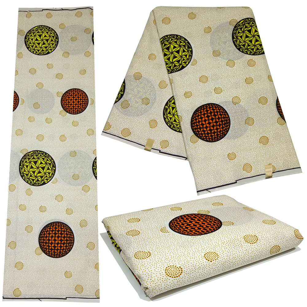 Uutissarja keltainen ja oranssi pyöreä kuviopainet... – Grandado