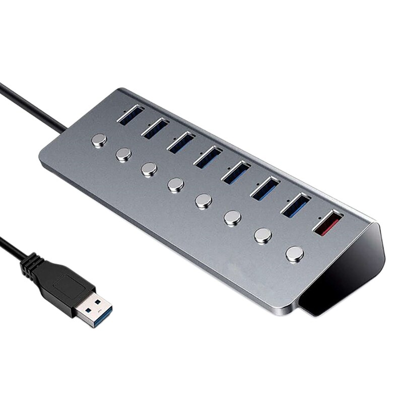 Usb Hub 7 Poorten USB3.0 5Gbps + 1Xusb Poort Oplad... – Grandado