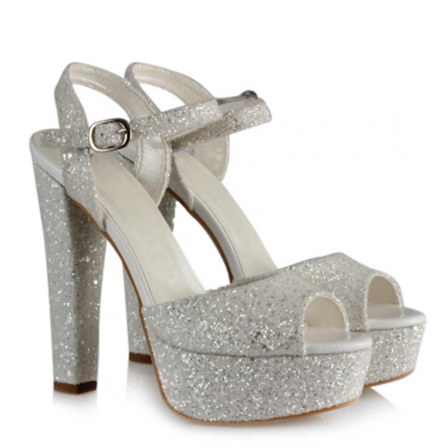 Mst-1027 White Glass Fracture women pointed toe hi... – Grandado