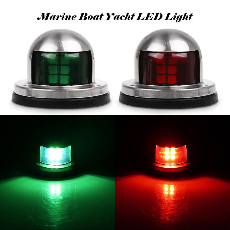 2pcs Green and Red Marine Boat Yacht LED Warning L... – Vicedeal