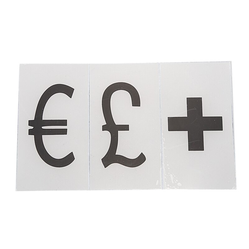 75pcs Replacement Letters & Numbers Symbols black ... – Grandado