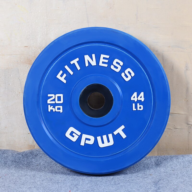 5cm diameter Rubber coating color barbell film equ... – Grandado