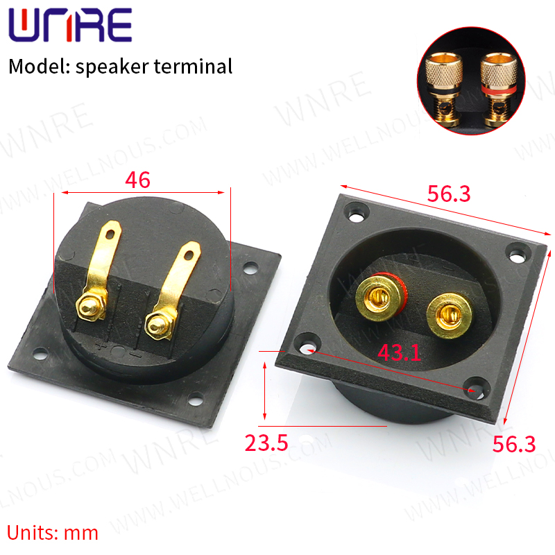 Car Stereo Speaker Box Terminal Connector 2-Way Ba... – Grandado