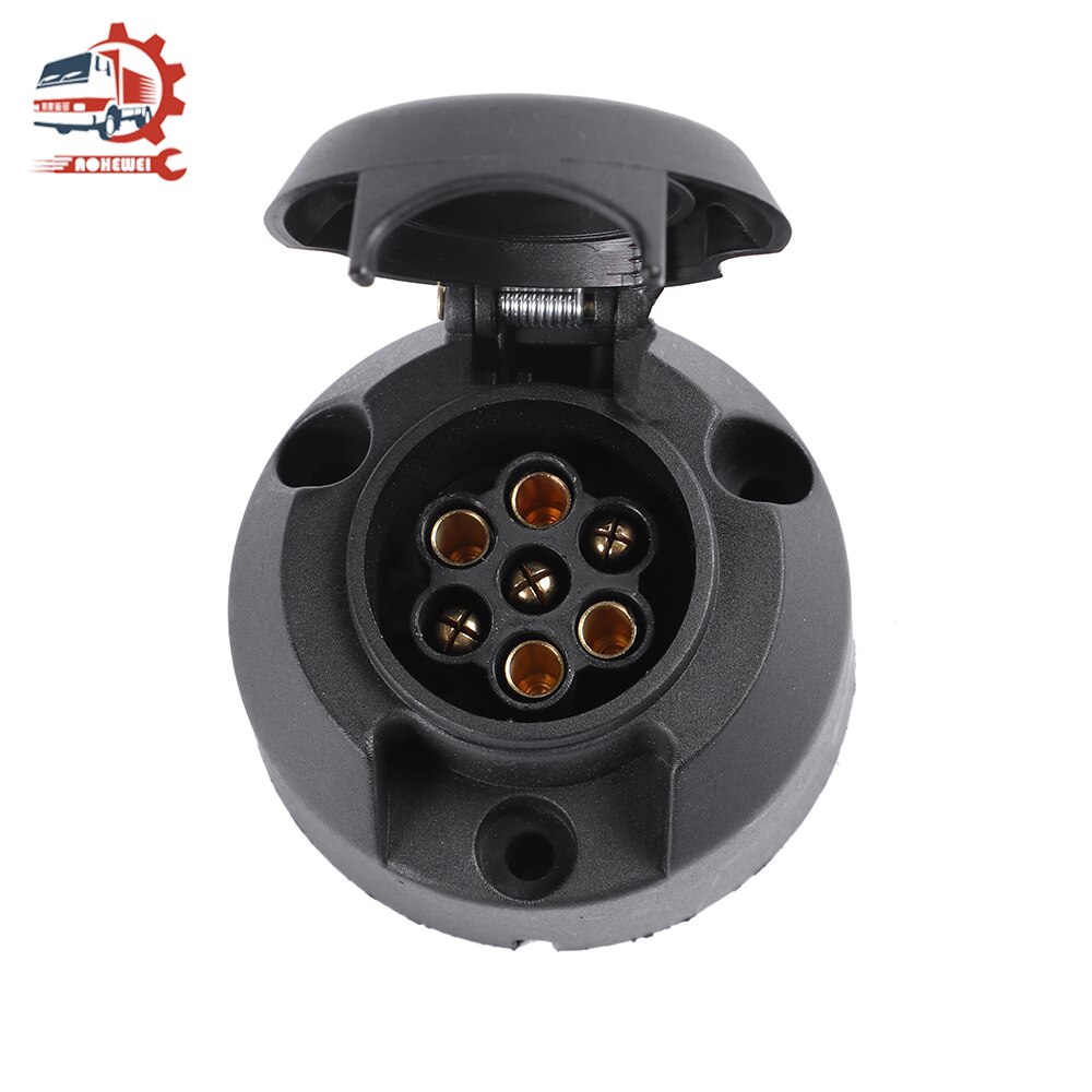 AOHEWEI Trailer 7 Pin Plug&Socket Connector Adapte... – Grandado