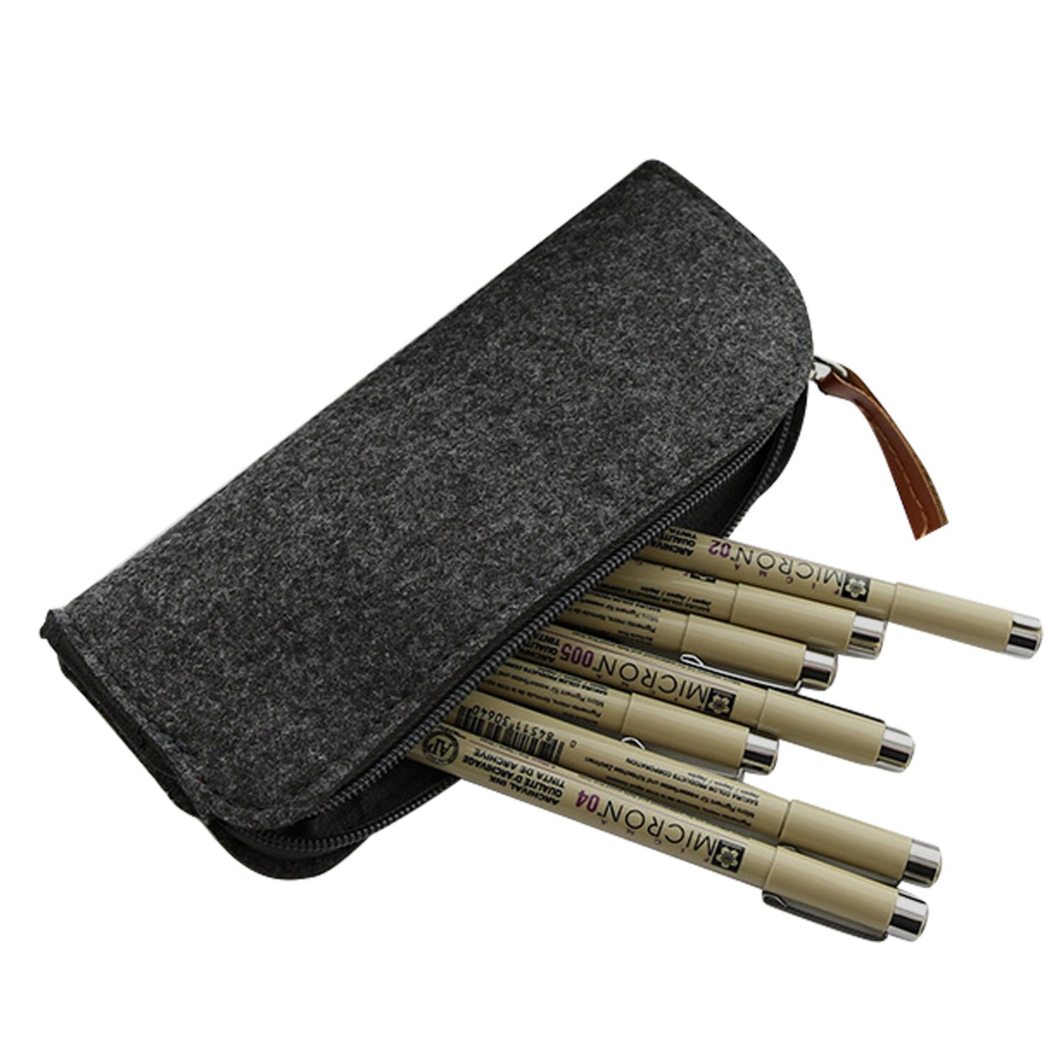 3Pcs 3 Stijl Grote Grote Mode Vilt Pen Potlood Cas... – Grandado