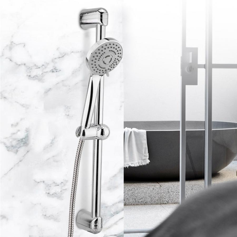 Stainless Steel Chrome Shower Head Riser Rail Slid... – Grandado