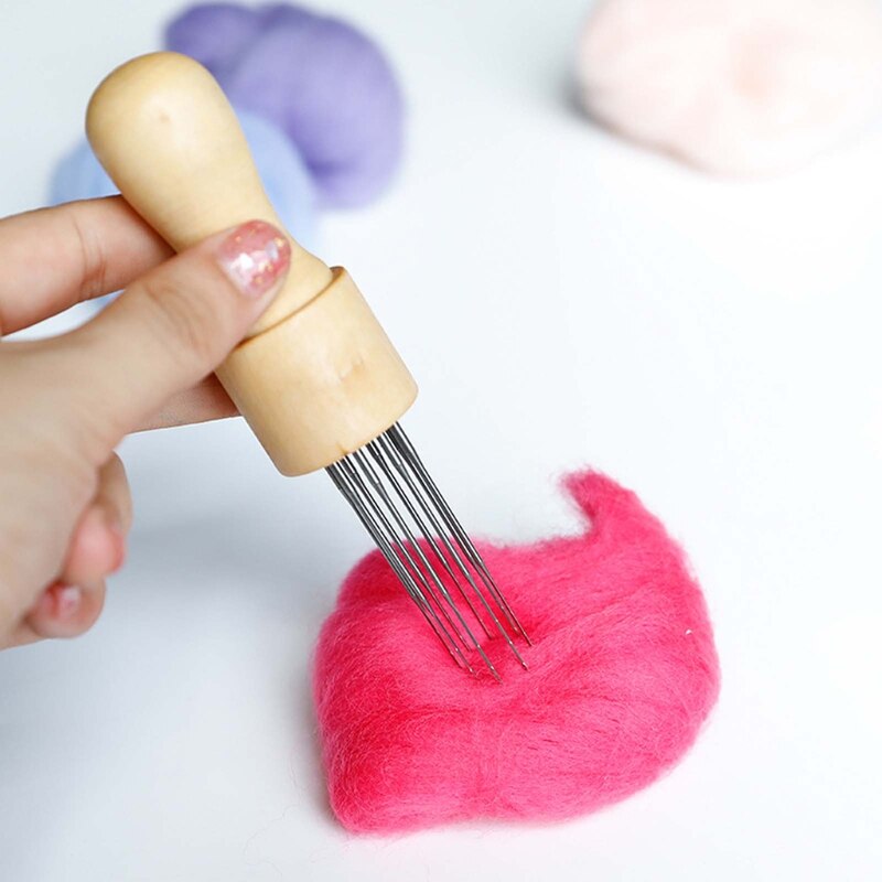 Aguja de fieltro para manualidades, herramienta co... – Grandado