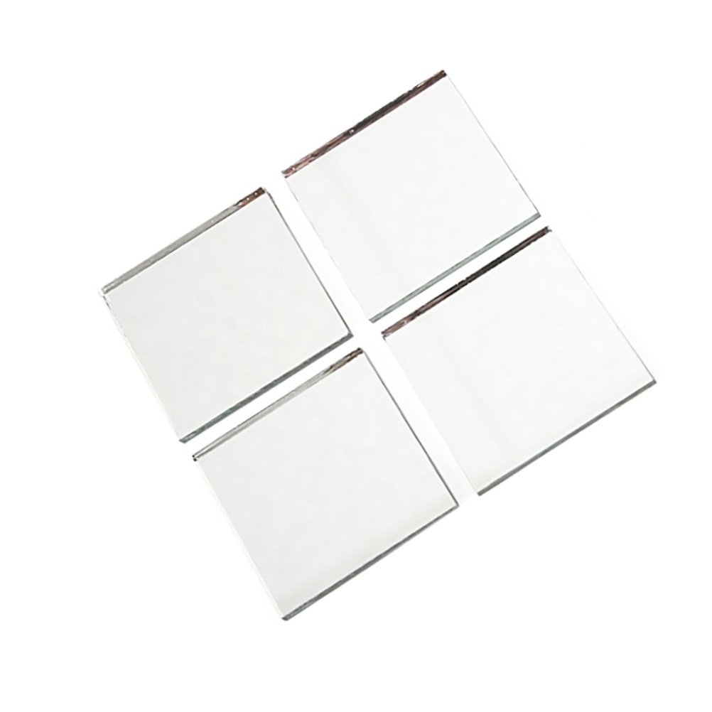 200pcs Small Square Glass Crafts Glass Smooth Edge... – Grandado