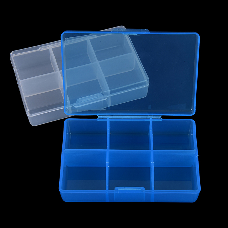 7 Day 6 Compartment Clear Pill Box Container For M... – Grandado