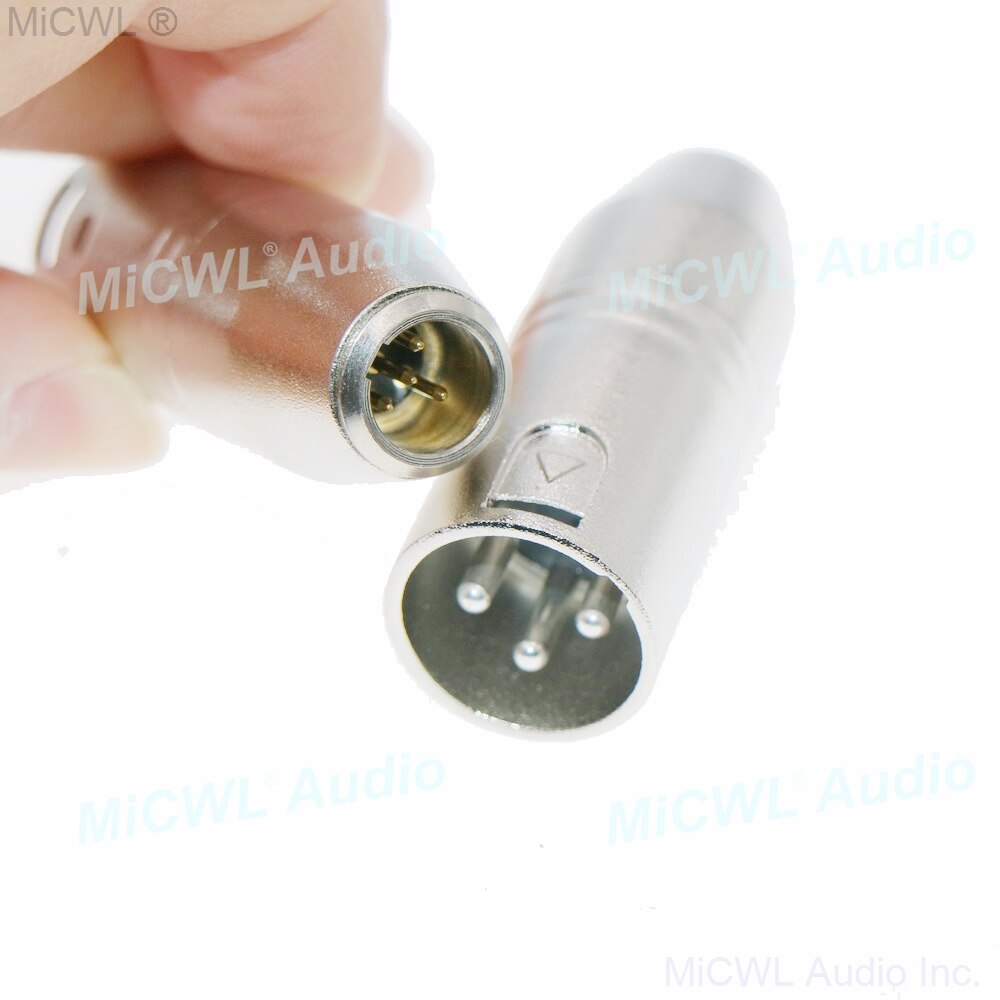 Metal TA4F 4Pin Male Shure Microphone To XLR 3Pin ... – Grandado