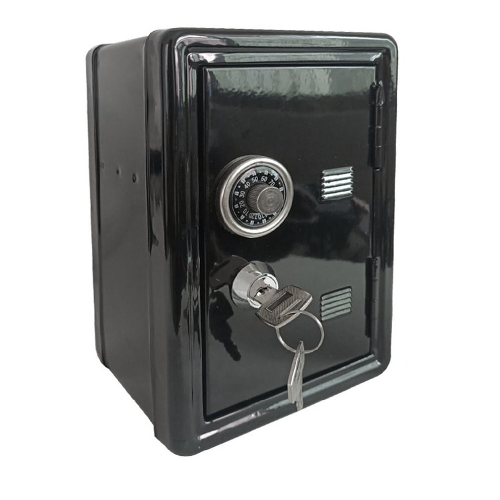 Household Insurance Box Mini Metal Safe Piggy Bank... – Vicedeal