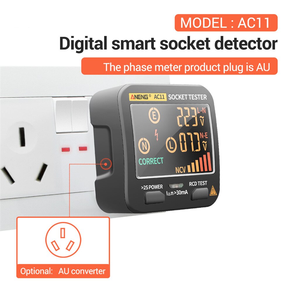 ANENG Multifunctional Electric Socket Tester Leaka... – Grandado