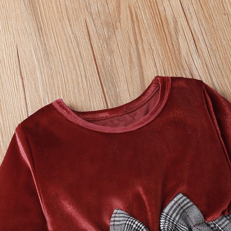 Baby Dress 3M-3Y Kids Baby Girl Long Sleeve Velvet... – Grandado