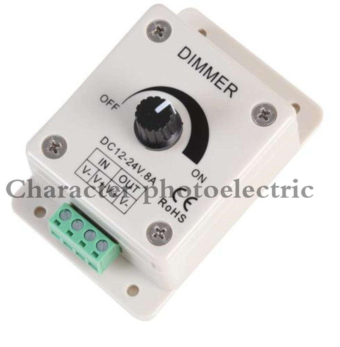 LED Dimmer DC12V ~ 24 V 8A Handmatig Rotatie Dimme... – Vicedeal