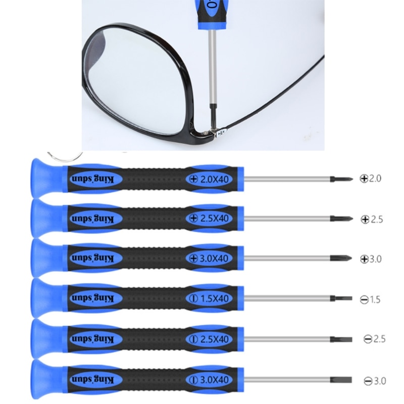 Eyeglass Repair Tool Kit Glasses Precision Screwdr... – Grandado