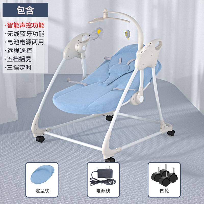 Baby Rock Chair Kids Swing Electric Children Cradl... – Grandado