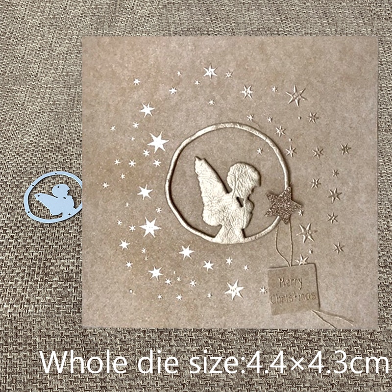 Craft Metal Cutting Die cut dies angel in circle d... – Vicedeal