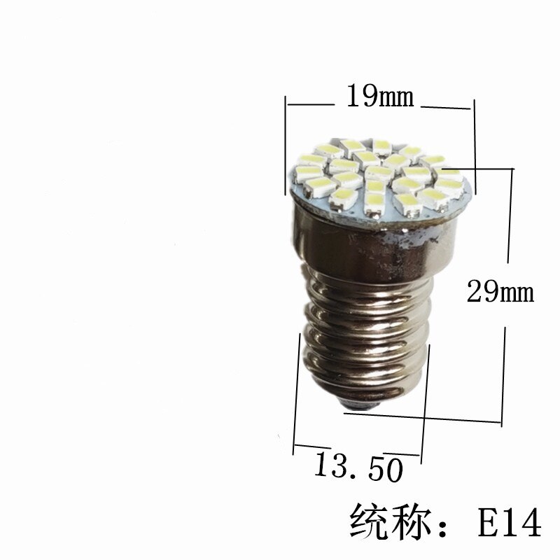 DC 22 lamp beads LED screw head bulb flat head LED... – Vicedeal