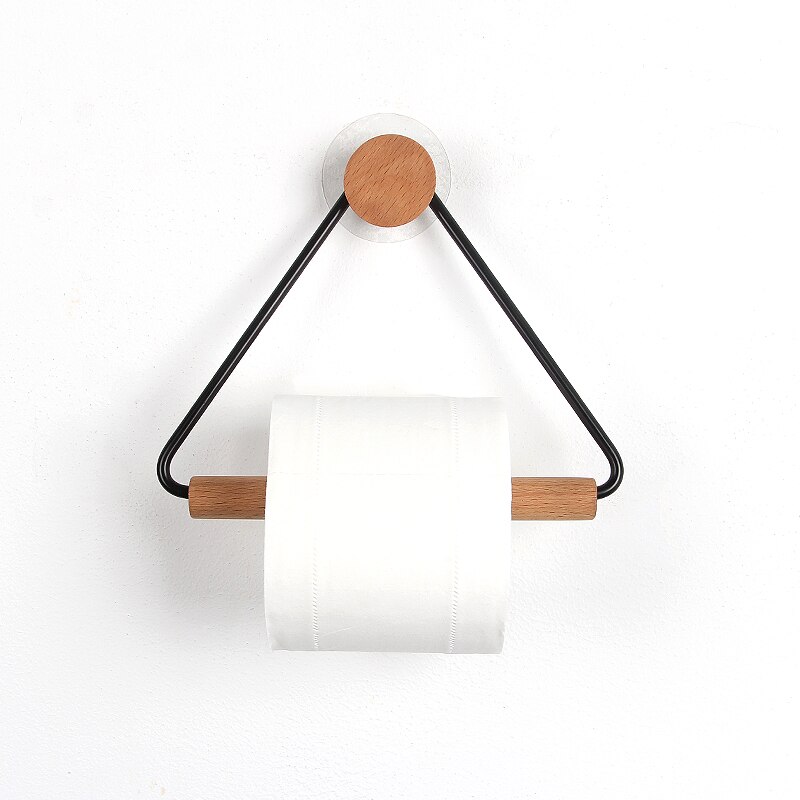 Nail-free sticker towel rack bathroom round/square... – Grandado