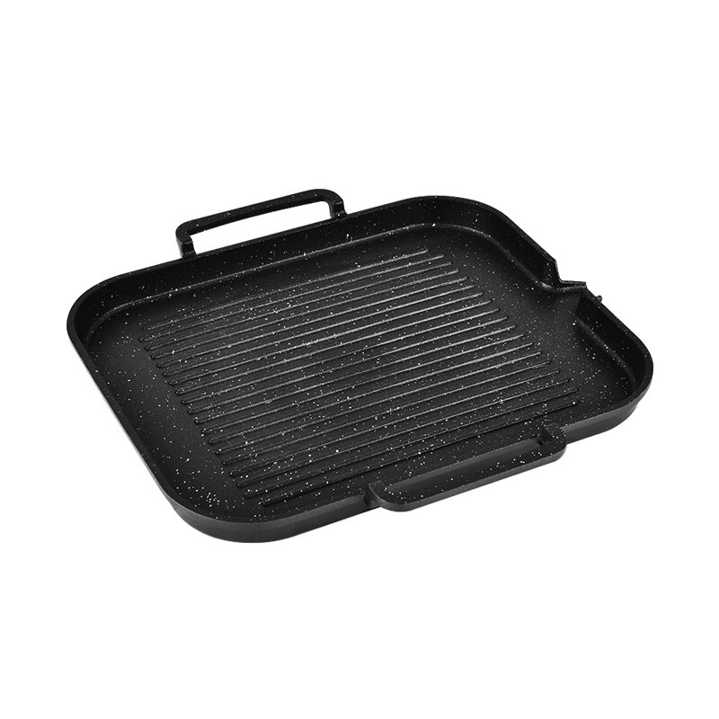 Aluminum Frying Pan Non-stick Barbecue Frying Pan ... – Vicedeal