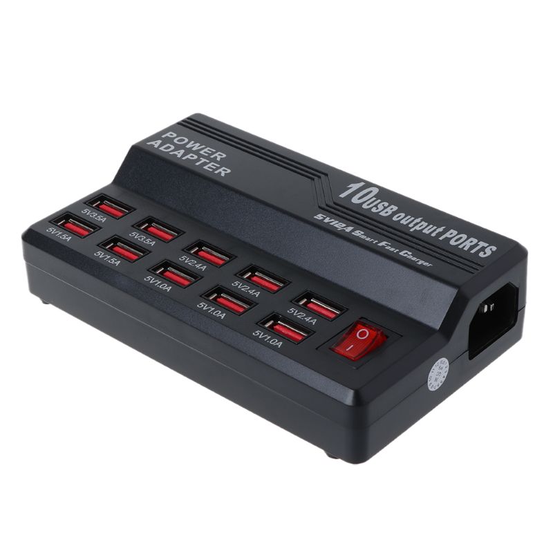 1Set 10 Ports USB Charger Multi Ports Smart Chargi... – Grandado