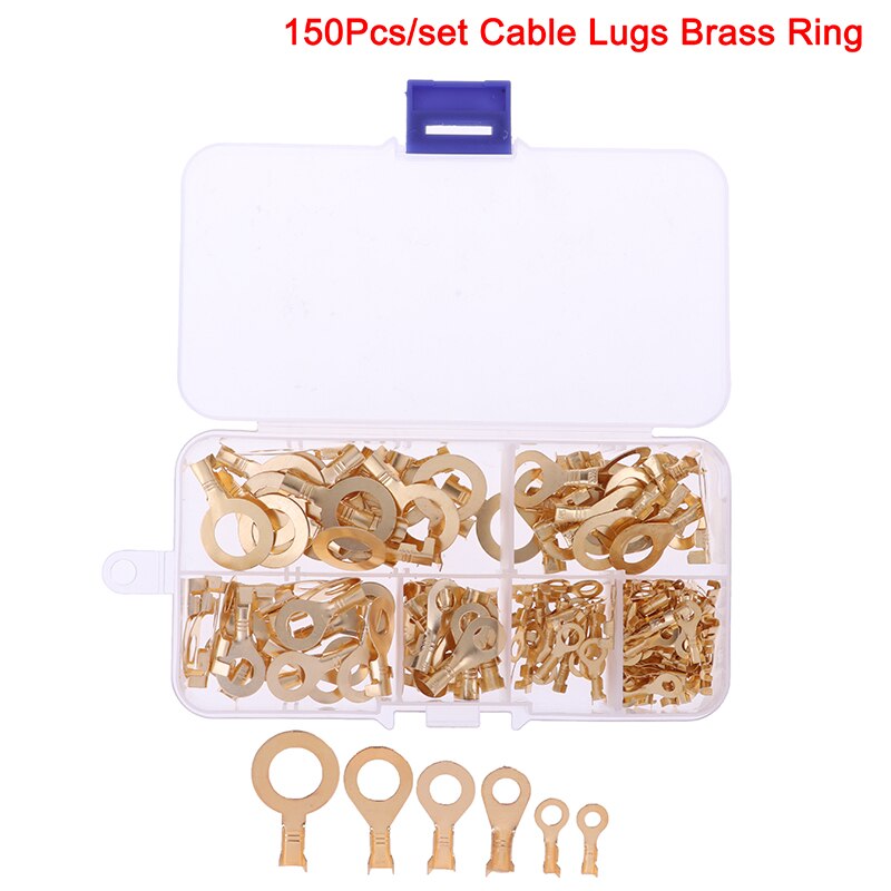 150pcs/Set Brass Ring Cable Lugs Cable Lugs Ring E... – Grandado