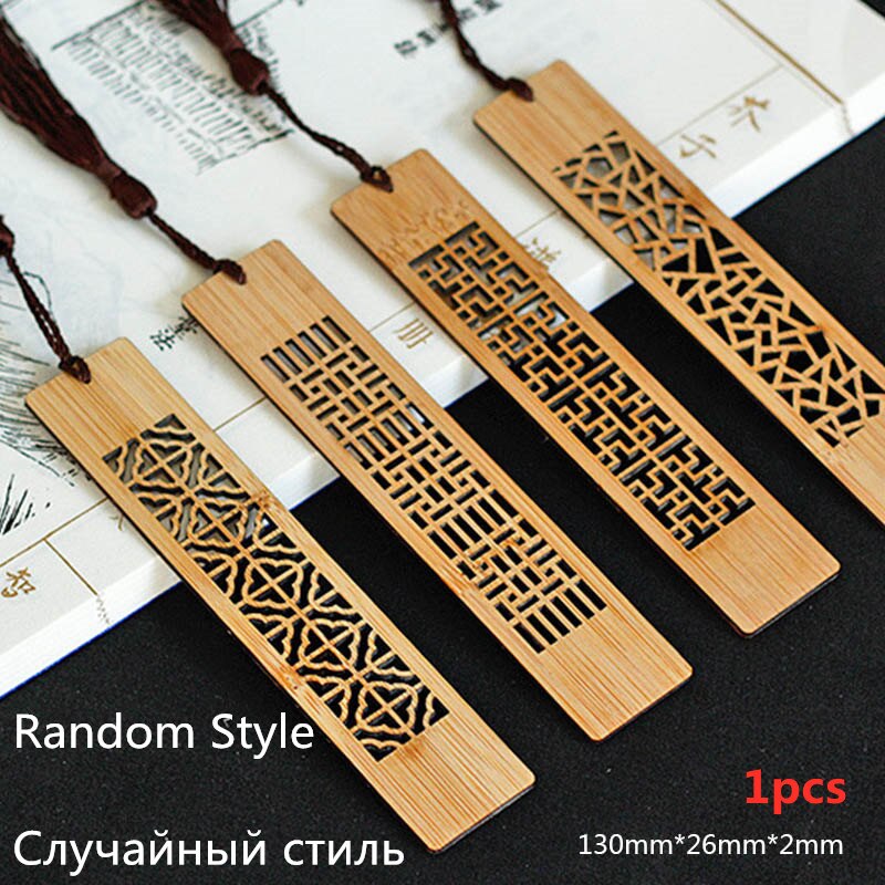 1PC Wooden Bookmarks for Books Vintage Hollow Book... – Grandado