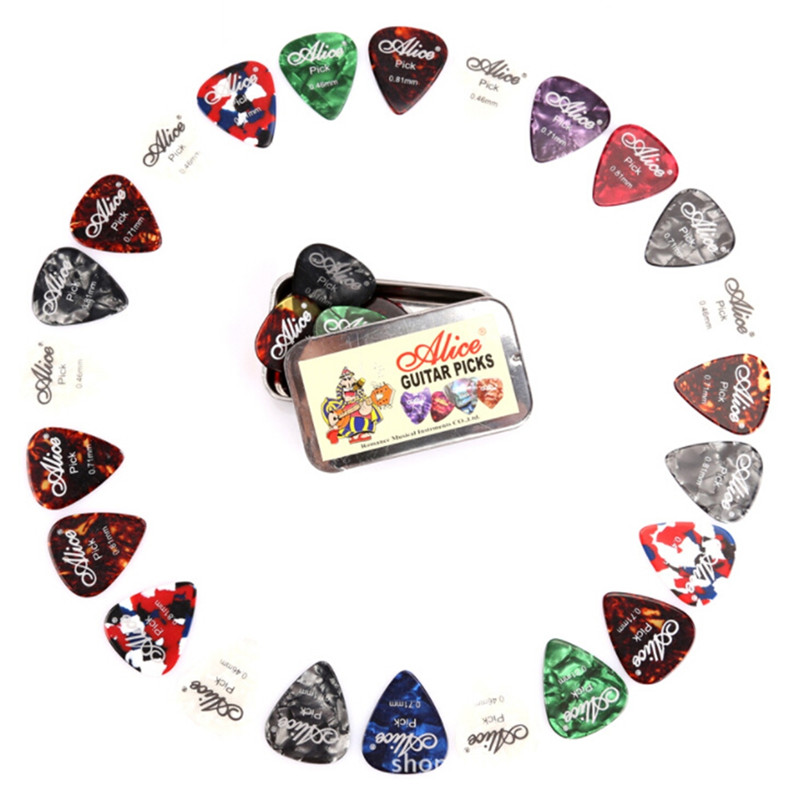 12/20/24pcs Acoustic Electric Guitar Picks Metal P... – Vicedeal