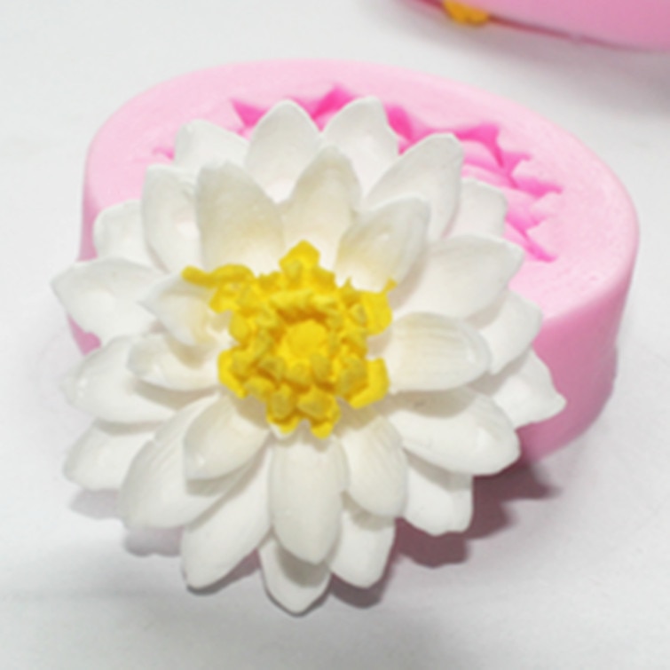 lotus Flower Silicone Resin Clay Molds Handmade Re... – Grandado