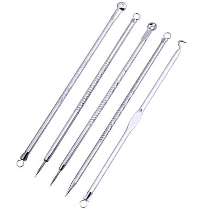 5Pcs Double-end Stainless Steel Facial Blackhead A... – Grandado