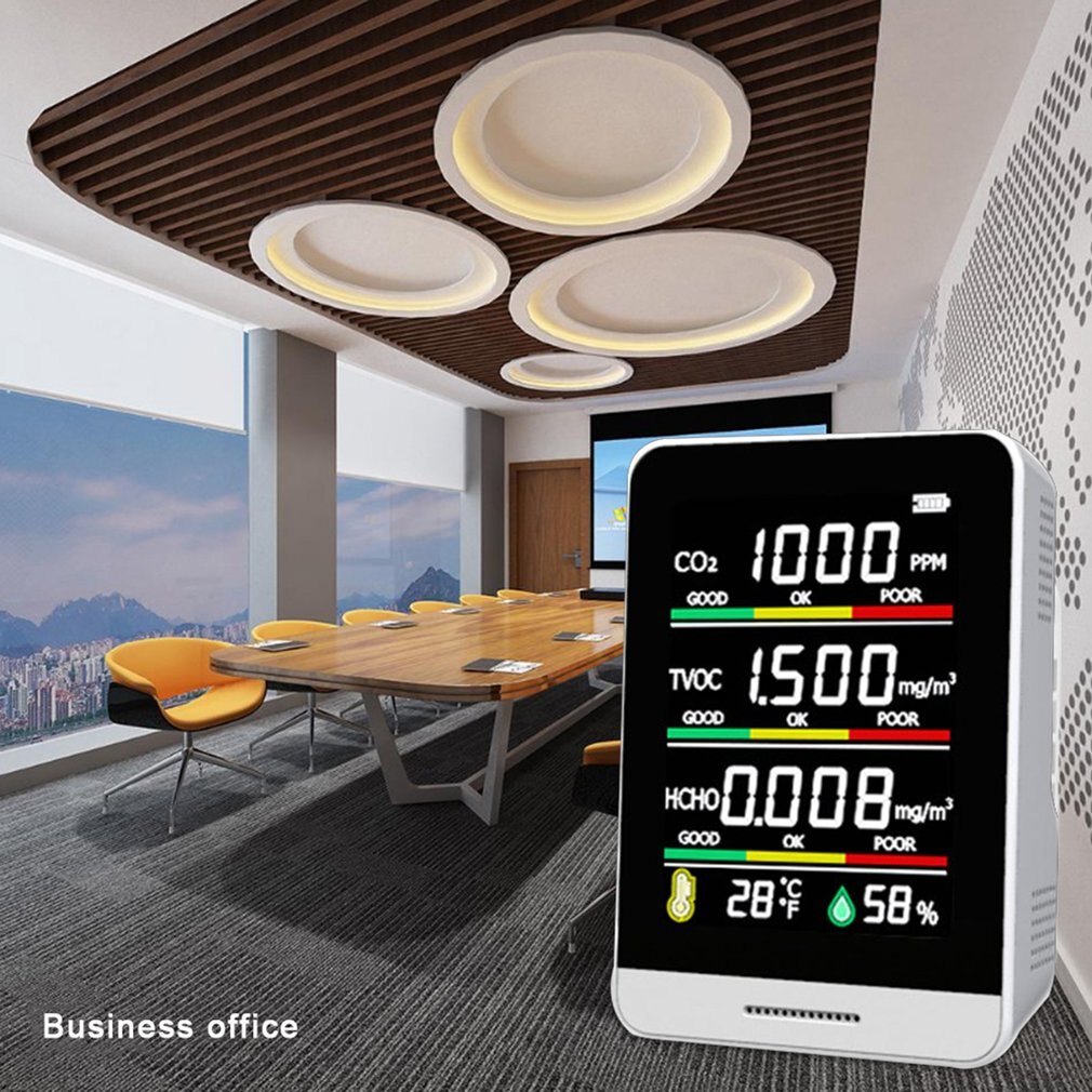 Carbon Dioxide Detector Portable Air Detector Temp... – Vicedeal