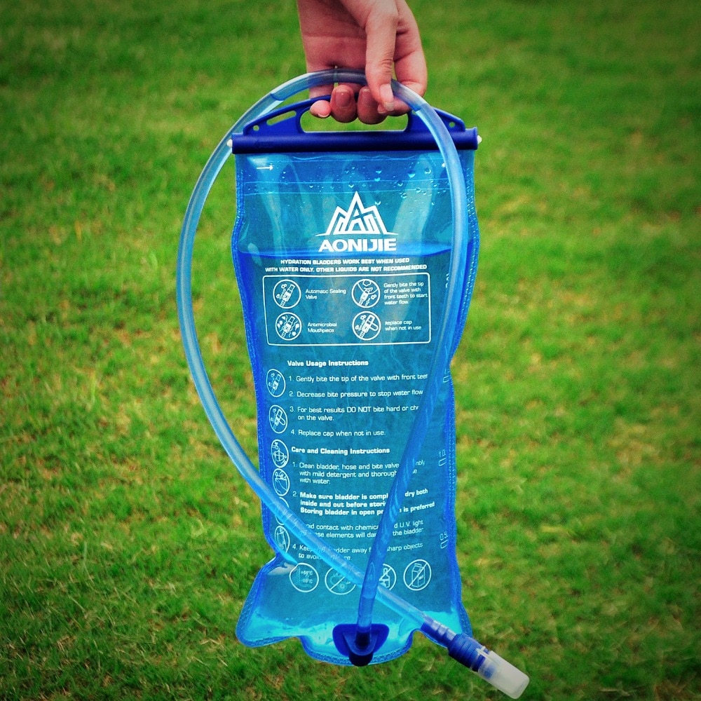 AONIJIE 1L Water Bag Hydration Bladder Water Bag 2... – Vicedeal