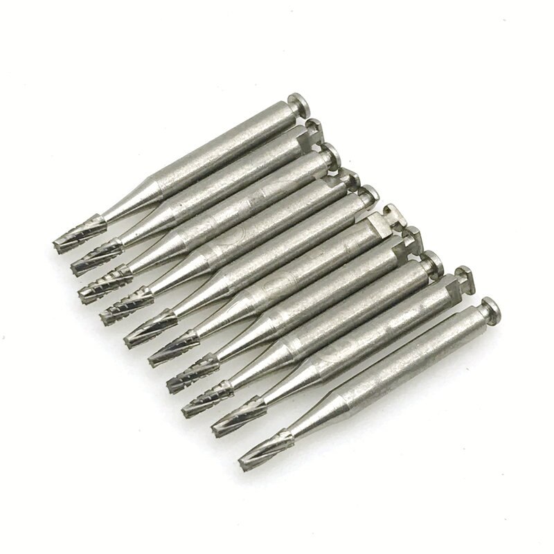 10Pcs Dental Tungsten Steel Carbide burs RA-5/RA-7... – Grandado